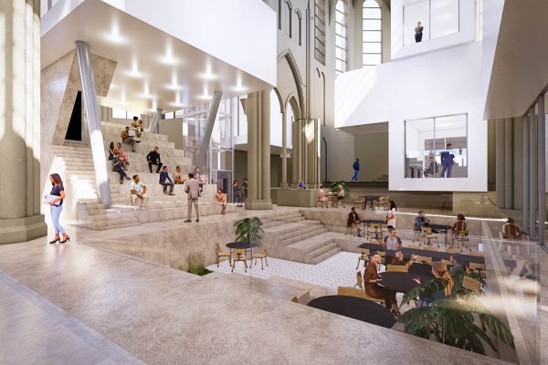 Herbestemming monumentale Gouwekerk in Gouda - Houweling Architecten